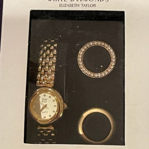 Elizabeth Taylor | Jewelry | Elizabeth Taylor White Diamonds Classic ...